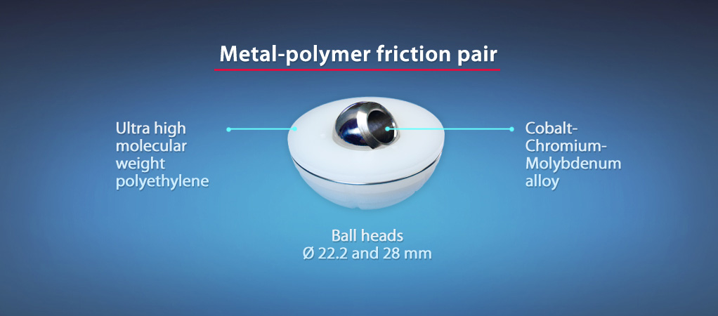 Cemented acetabular cup - Altimed Medical Implants